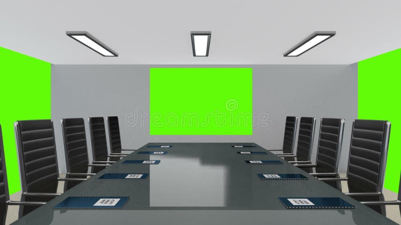 3d Office with Green Screen Stock Footage - Video of business, screen ...