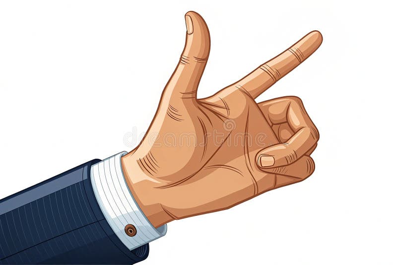 3D OK gesture hand icon stock illustration. Illustration of cartoon ...