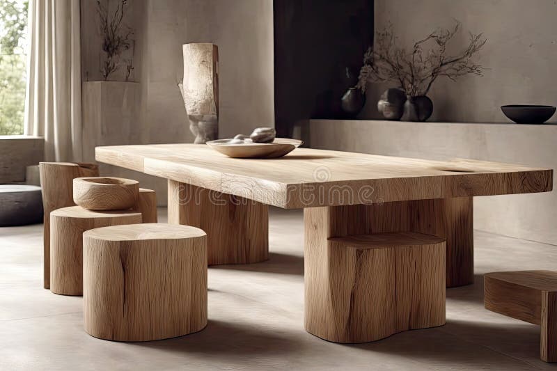 3D. Old Wood Dining Table Design Beautiful and Contemporary Design ...