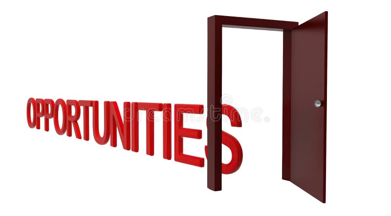 3d Opportunities Concept - 3d Render Stock Illustration - Illustration ...
