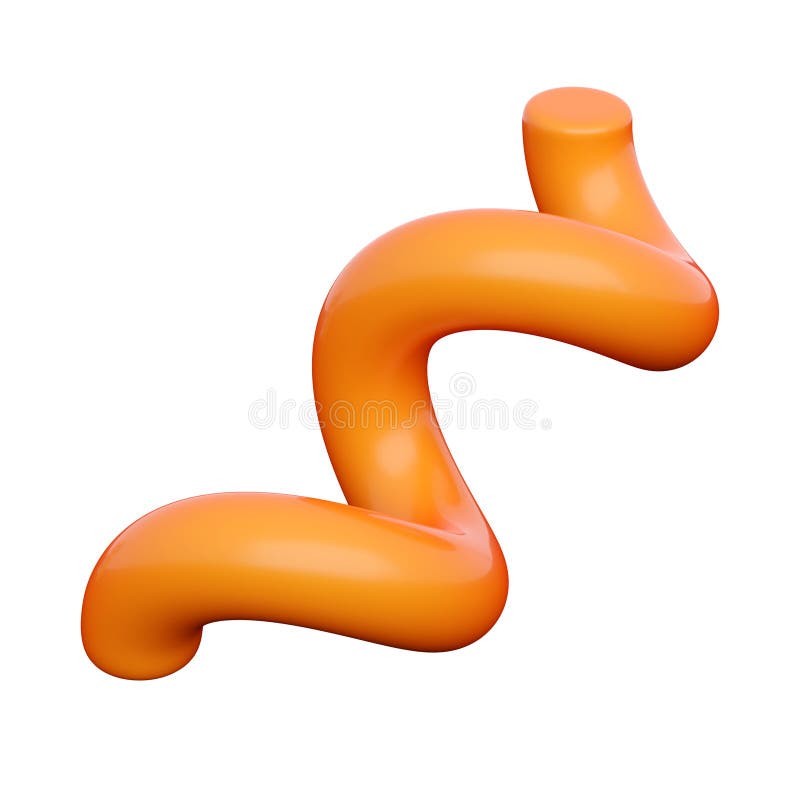 3d Abstract Spiral. High Quality Isolated Render Stock Illustration ...