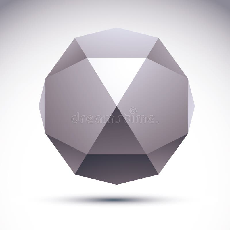 3D Origami Abstract Object, Vector Abstract Design Element, Clear Eps 8 ...