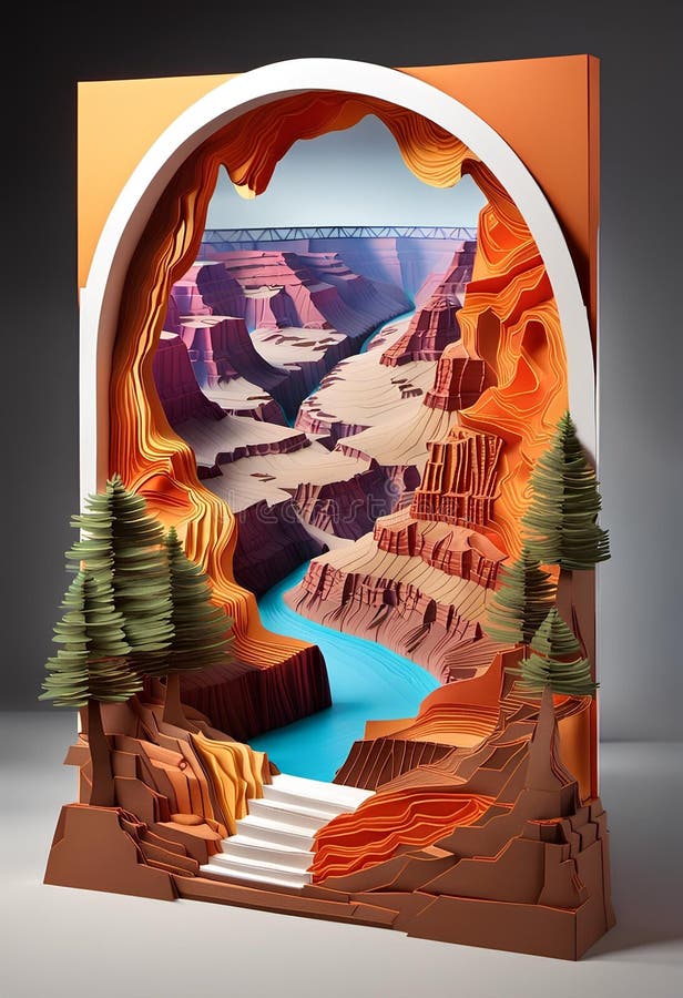 3d Origami Paper Cut Wallpaper Lock Screen Stock Illustrations – 105 3d ...