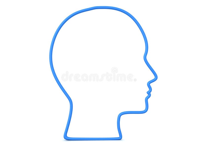 Head Outline Side View