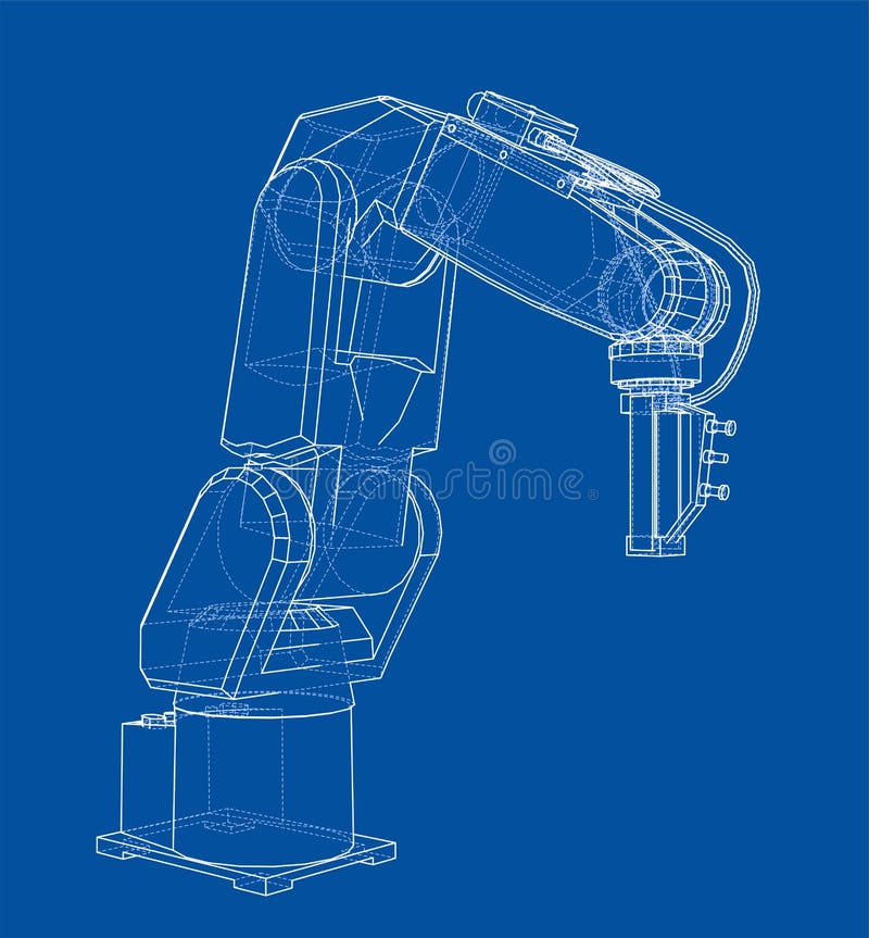 Arm Robotic Wire Frame Stock Illustrations – 448 Arm Robotic Wire Frame ...