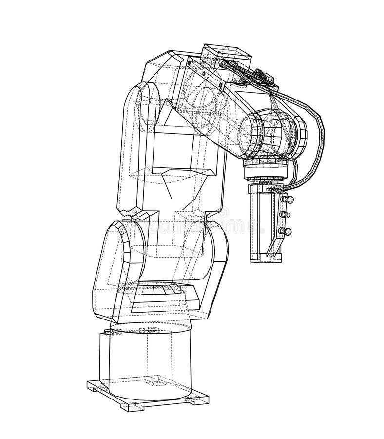Outline Robotic Arm Stock Illustrations – 3,545 Outline Robotic Arm ...