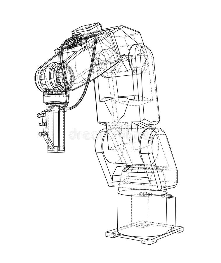 Outline Robotic Arm Stock Illustrations – 3,545 Outline Robotic Arm ...