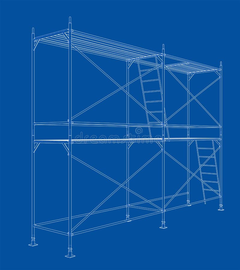 Outline Scaffold Stock Illustrations – 394 Outline Scaffold Stock ...