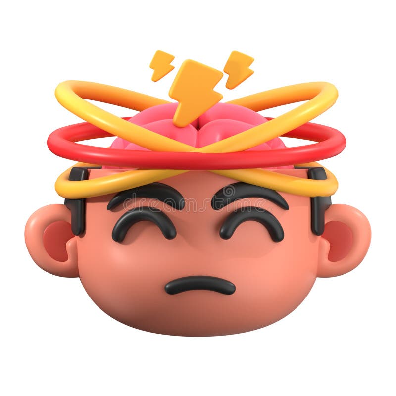 Overthinking Brain Stock Illustrations – 599 Overthinking Brain Stock ...