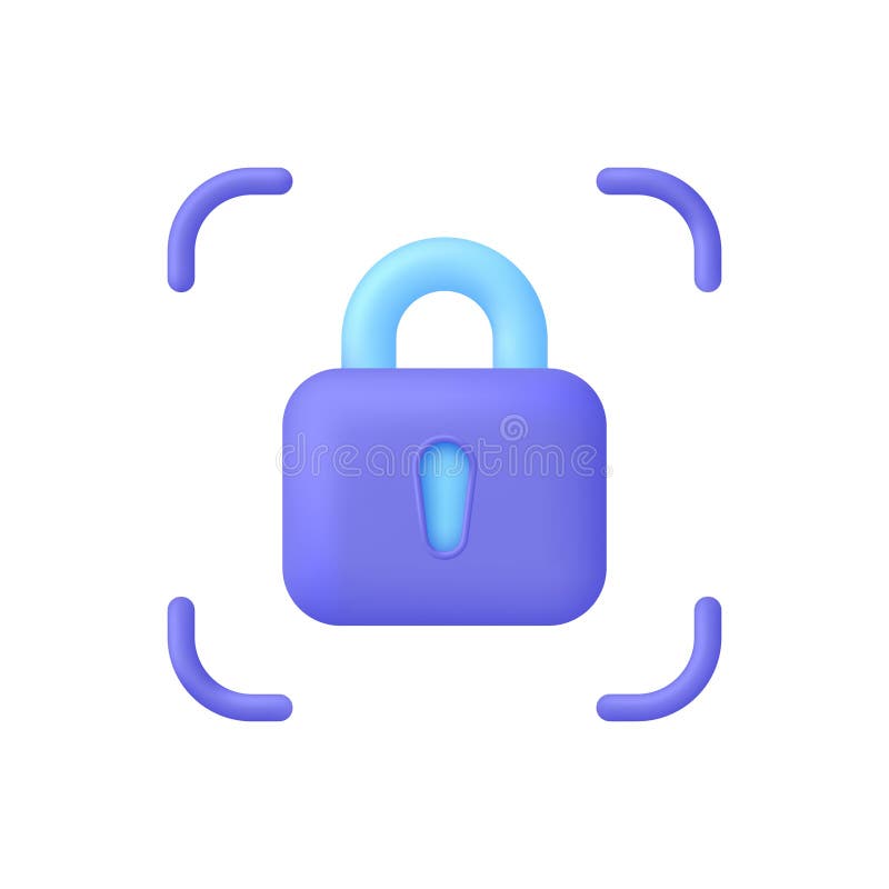 Focus, Protection and Security Vector Icons Set Cyber Computer Network ...