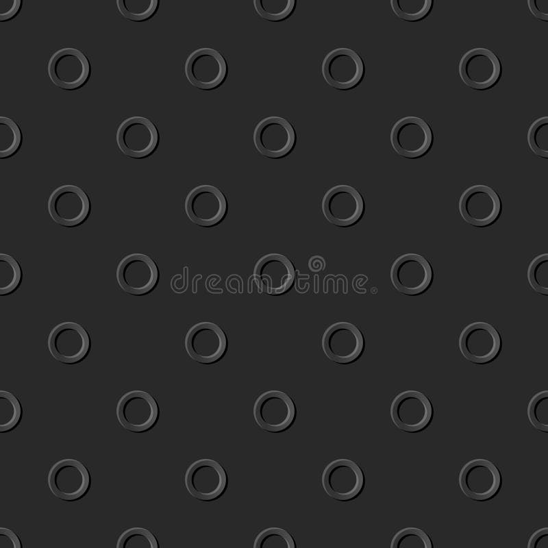3D Paper Art Retro Round Dot Outline Geometry Stock Vector ...