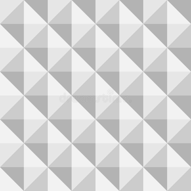 3D Paper Pyramids. Seamless Vector Pattern Background Stock Vector ...