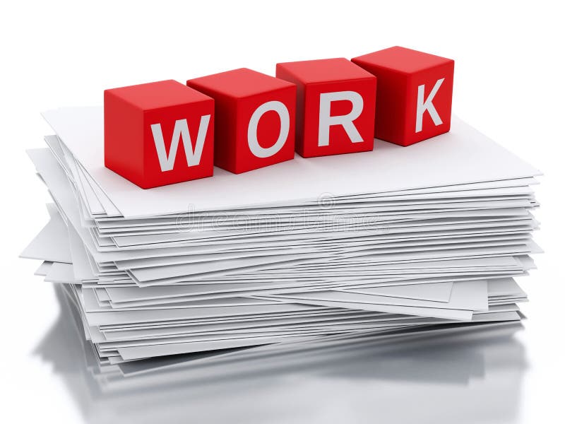 Overworked Concept stock vector. Illustration of workplace - 68202672