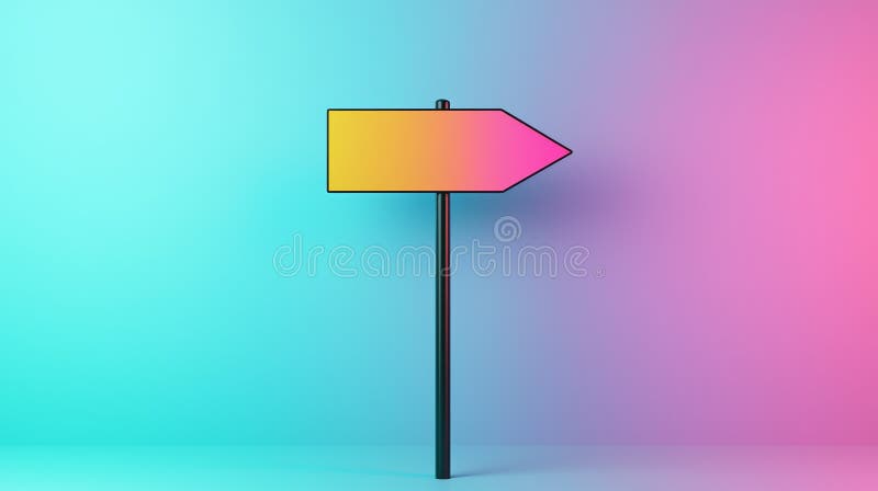 3D Pastel Icon of Priority Road Sign on Gradient Background with ...