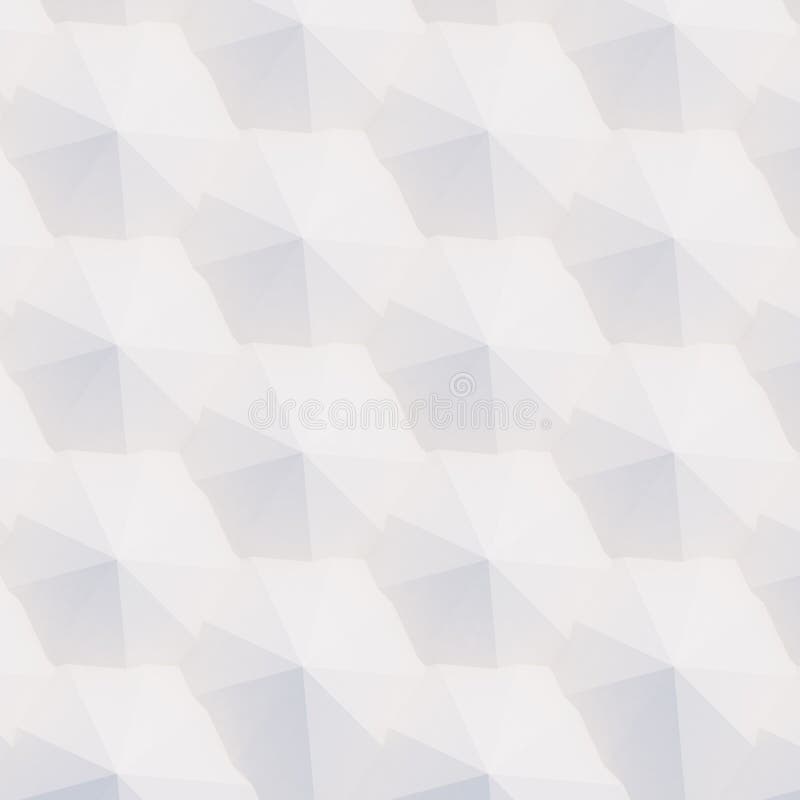 3D Pattern of White and Beige Geometric Shapes Stock Illustration ...