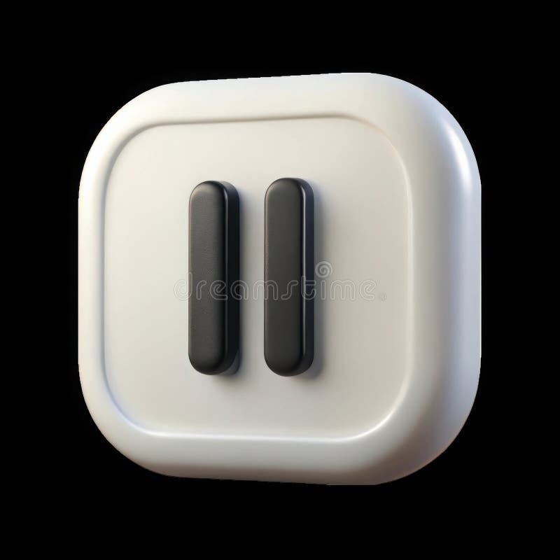 Transparent Pause Button Png Stock Illustrations – 280 Transparent ...