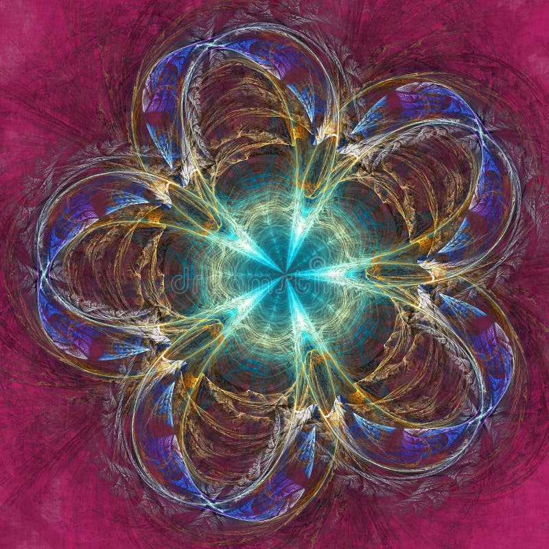 3d Pentagonal Fractal Graphic Stock Illustration - Illustration of ...