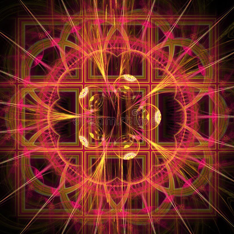 3d Pentagonal Fractal Graphic Stock Illustration - Illustration of ...