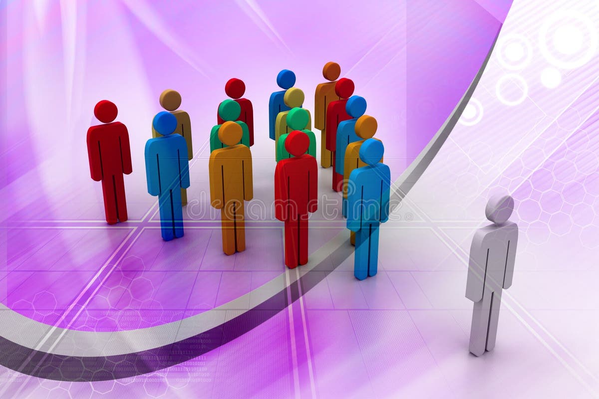 People Standing Que Stock Illustrations – 31 People Standing Que Stock ...