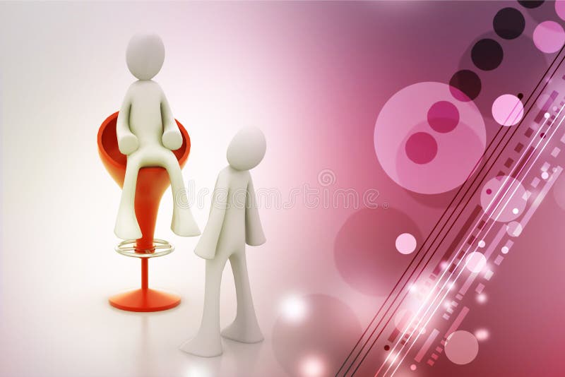 3d People Communication Together Stock Illustration - Illustration of ...