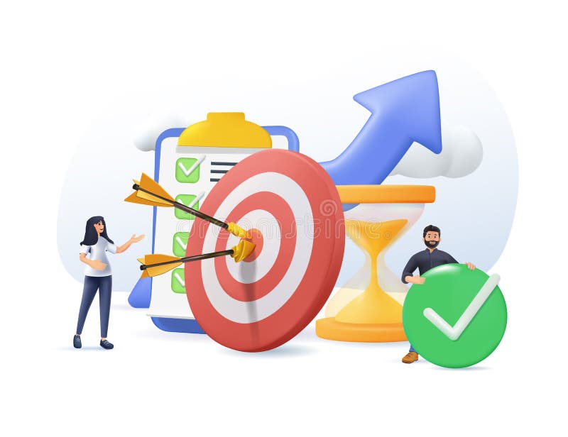 3D People Developing Self Control System Isolated 3D Render Vector ...