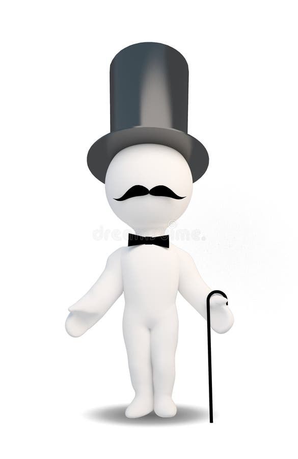 Faceless Gentleman with Dashing Looks Stock Vector - Illustration of ...