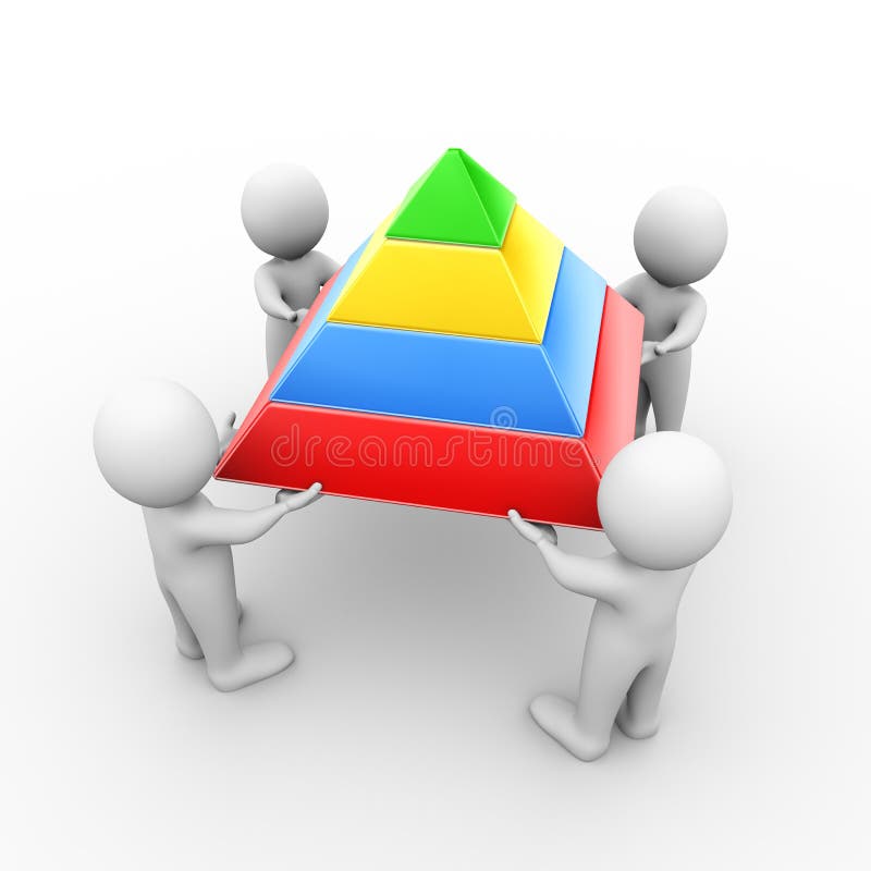 3d People Holding Hands Together Stock Illustration - Illustration of ...