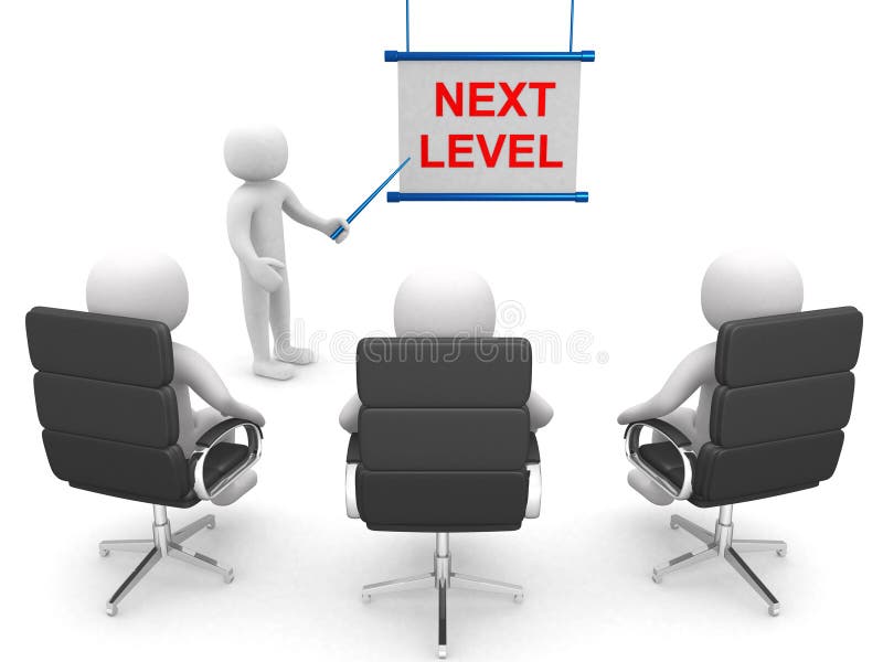 Next level stock illustration. Illustration of business - 38184394