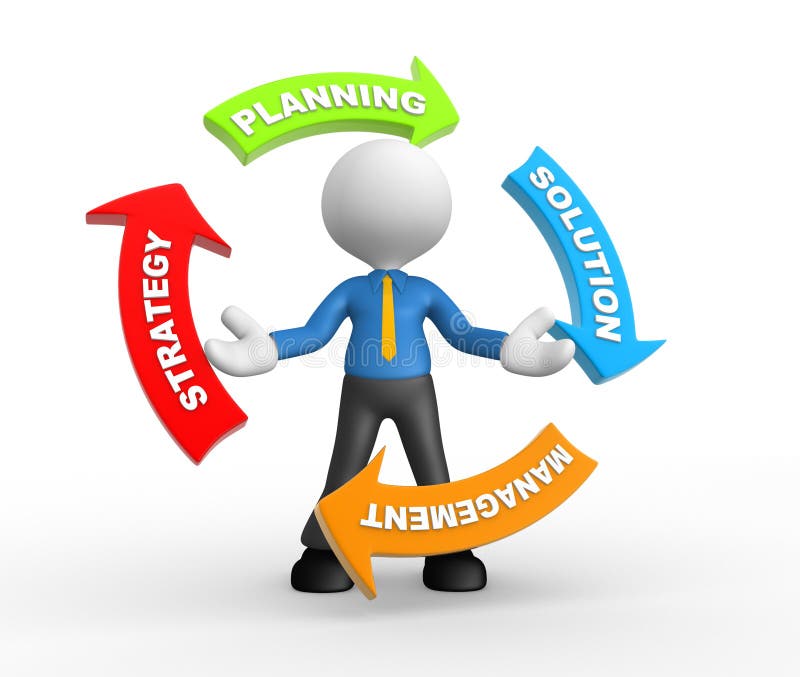 Businessman stock illustration. Illustration of profile - 30072289