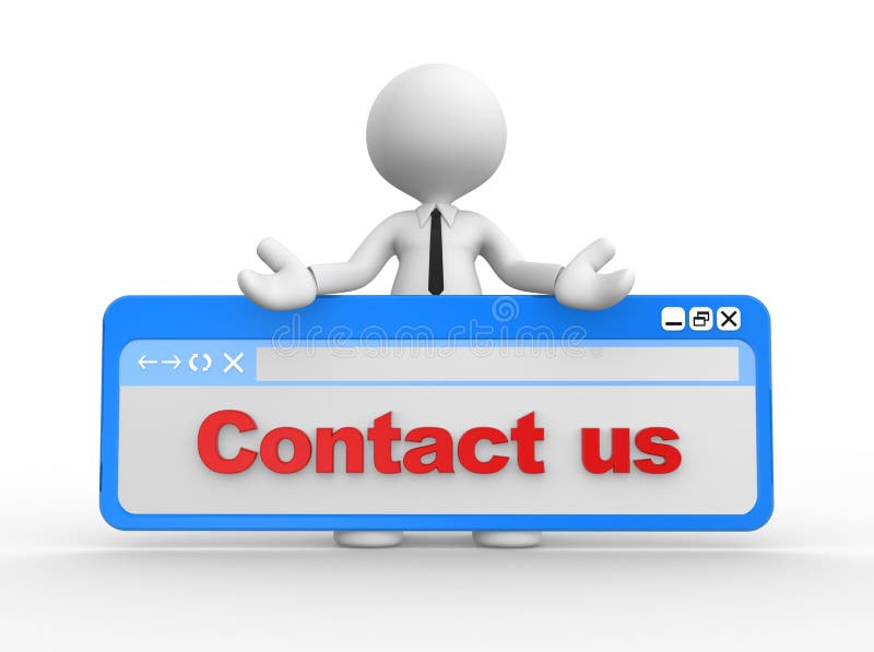 3d people contact us stock illustration. Illustration of contactus ...