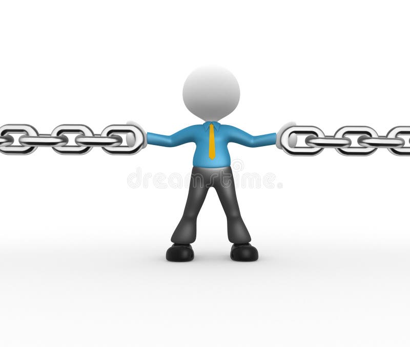 Chain stock illustration. Illustration of process, force - 30072132