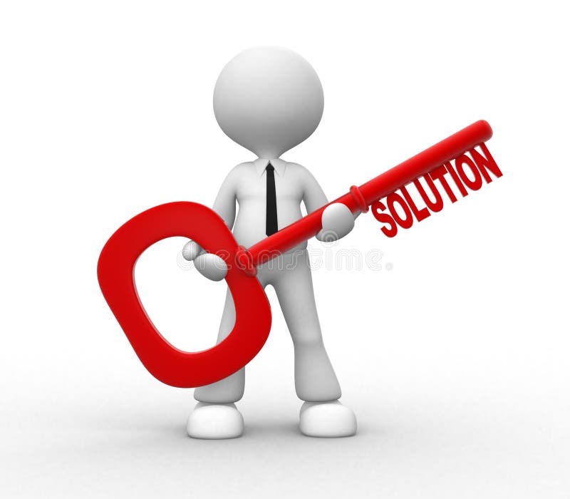 Key stock illustration. Illustration of achievement, businessman - 30047291