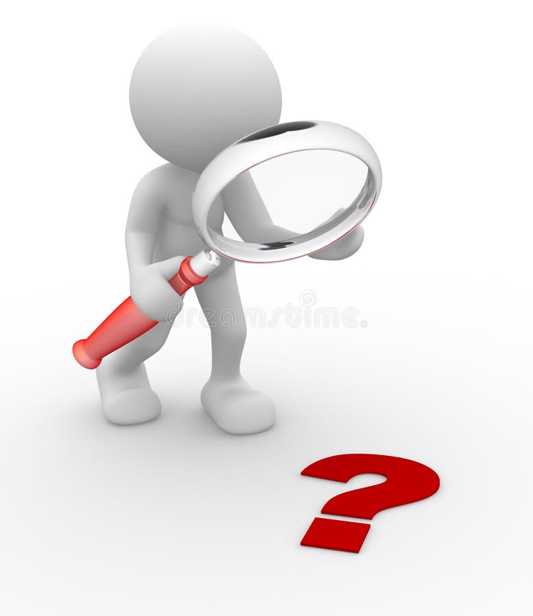 Magnifying Glass Why Stock Illustrations – 127 Magnifying Glass Why ...