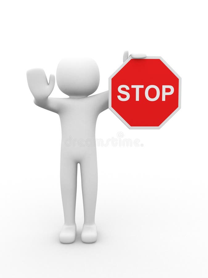 Three 3d Man - People with the Tools in the Hands of. 3d Image Stock ...