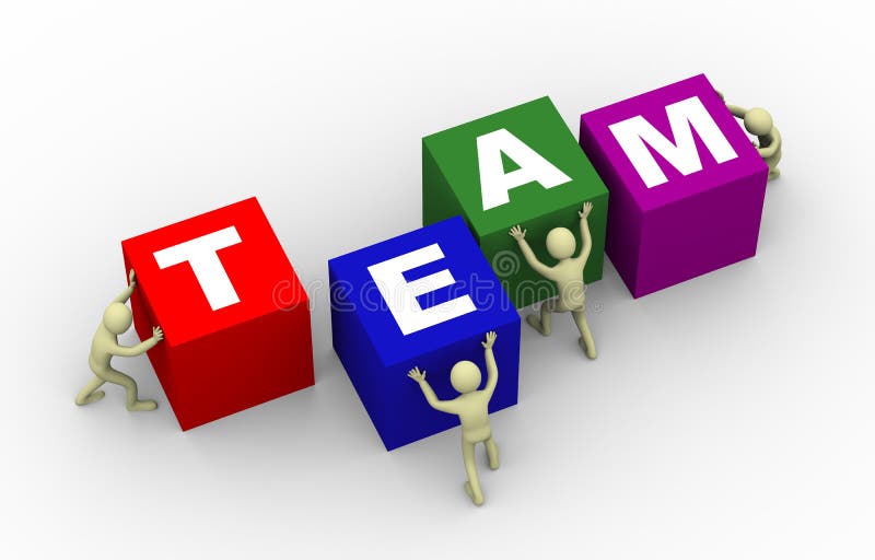 3d small people - team stock illustration. Illustration of grey - 23071405