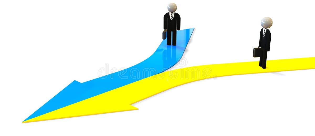 People Standing Merging Arrows Stock Illustrations – 4 People Standing ...