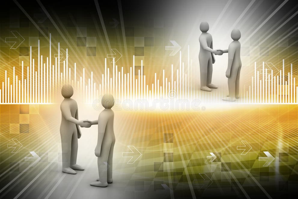 3d people talking stock illustration. Illustration of idea - 38047269