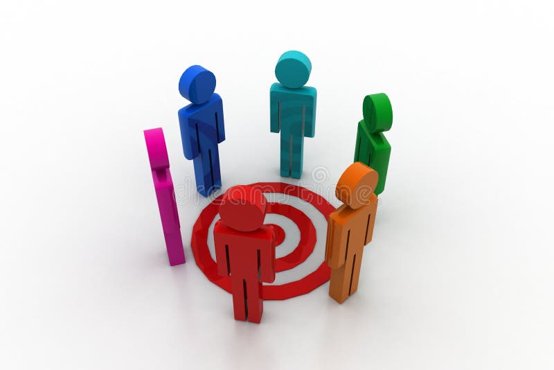 Crowded Target Stock Illustrations – 67 Crowded Target Stock ...