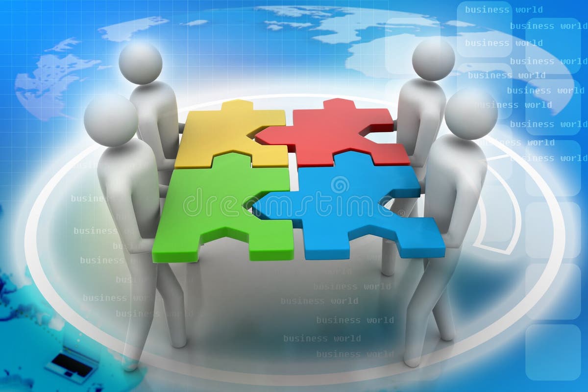 3d People Team Stock Illustrations – 44,538 3d People Team Stock ...