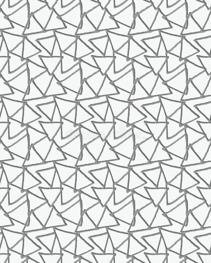 3D perforated triangles stock vector. Illustration of mosaic - 72041561