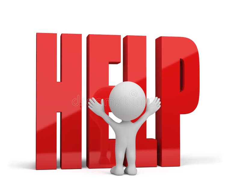 3d person asks for help stock illustration. Illustration of hope - 31717883