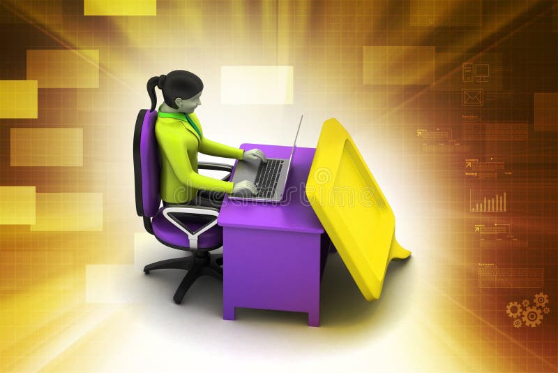 Person Chatting with an AI ChatBot Using Laptop Computer Stock Photo ...