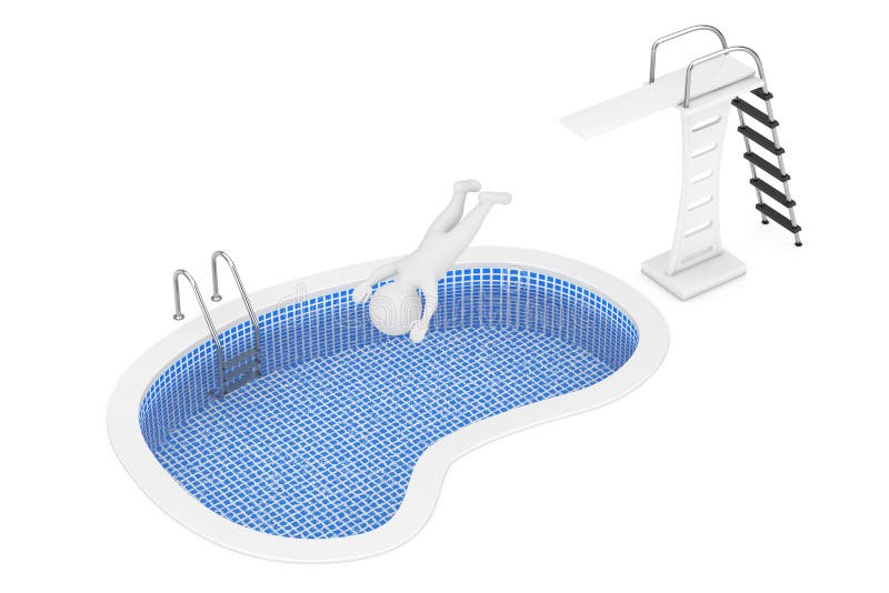 White 3d People Swimming Pool Stock Illustrations – 267 White 3d People ...