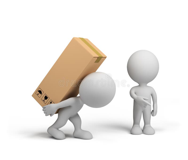 3d Man Tripping on an Extension Cord at the Workplace Stock ...