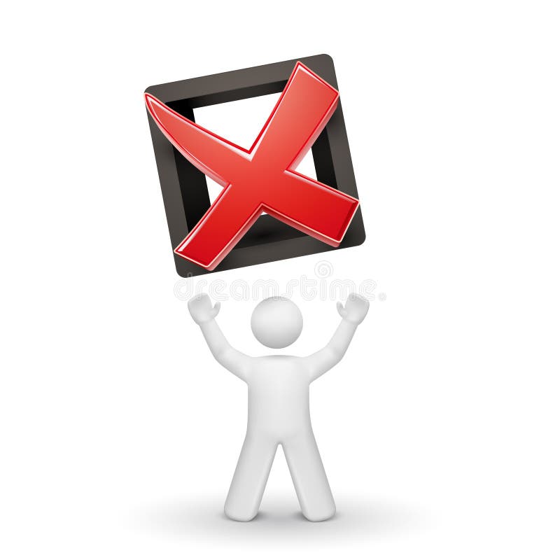 Rejected Person Chalk Outline Denied and Refused Stock Illustration ...