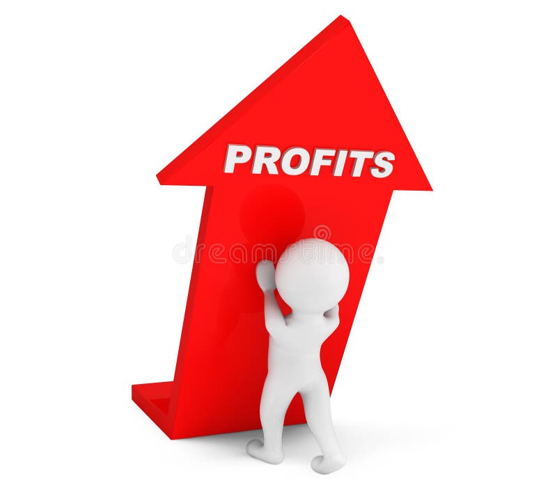 3d Businessman Cost Reduction Concept Stock Illustration - Illustration ...