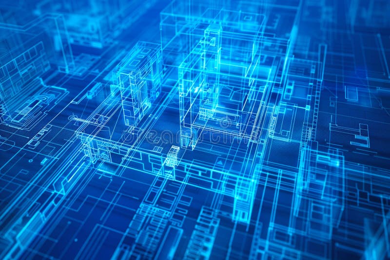 The 3D Perspective Blueprint Offers a Futuristic Glimpse into ... The 3D Perspective Blueprint Offers a Futuristic Glimpse into ...