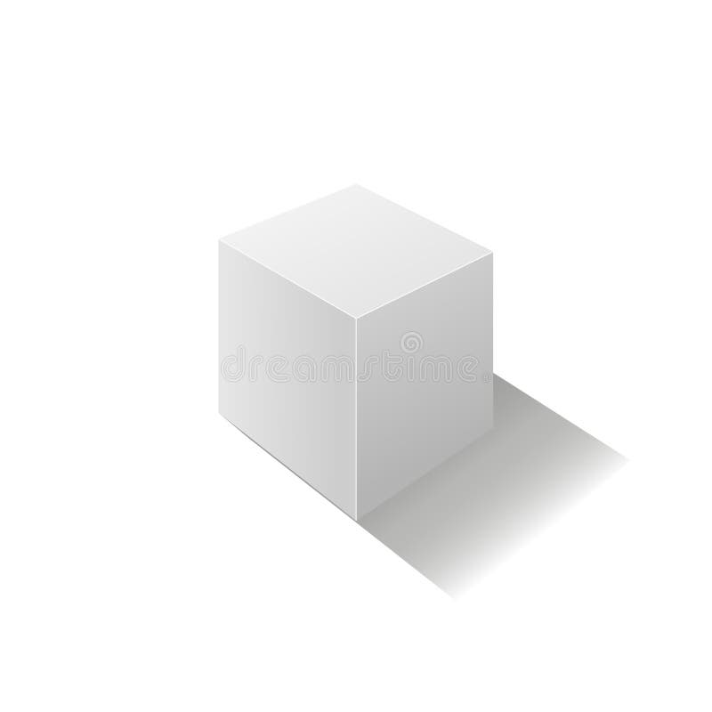 3d Perspective Box Shadows and Highlights Stock Vector - Illustration ...