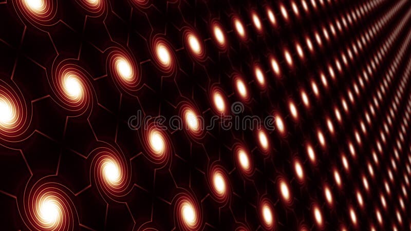 3D Perspective with Dof Animated Background with Glowing Electronic ...