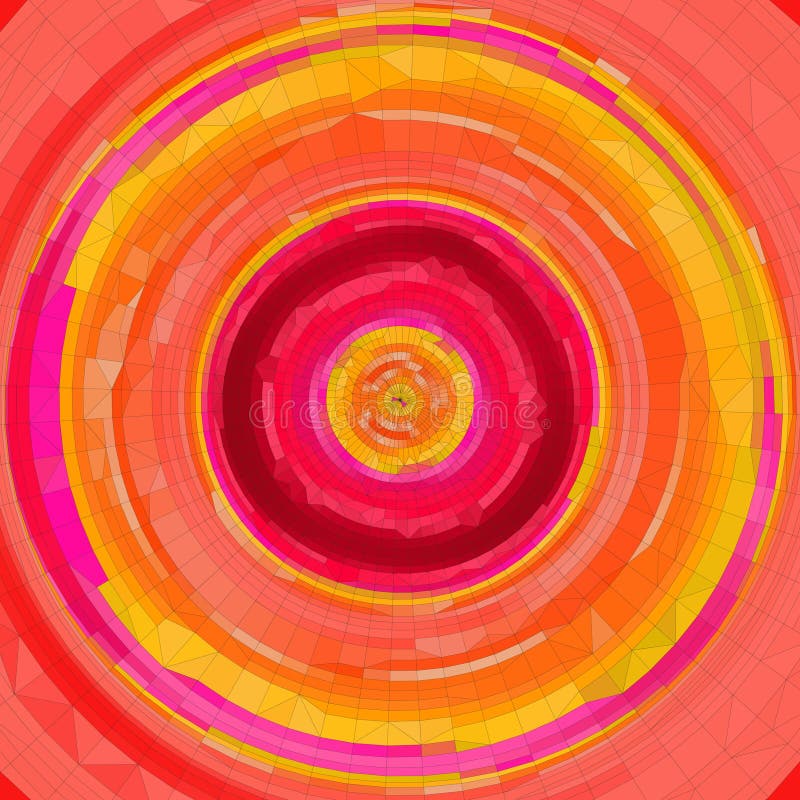 3d Perspective Grid Background Texture. Mosaic Stock Vector ...